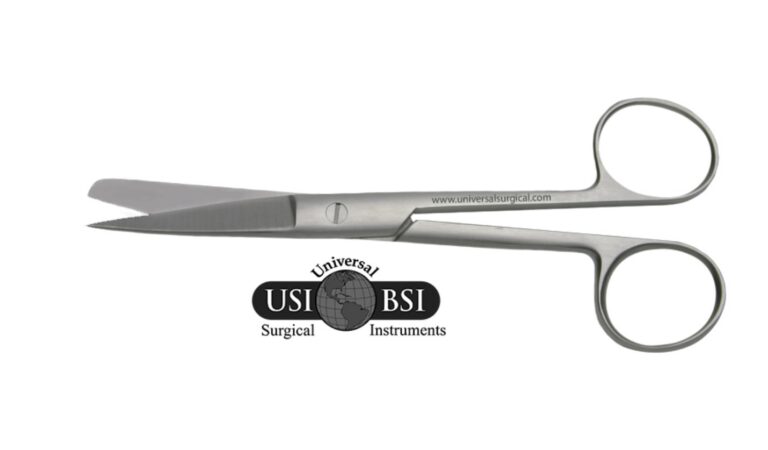 5.5" Operating Scissors (Sharp/Blunt) Straight - Universal Surgical ...