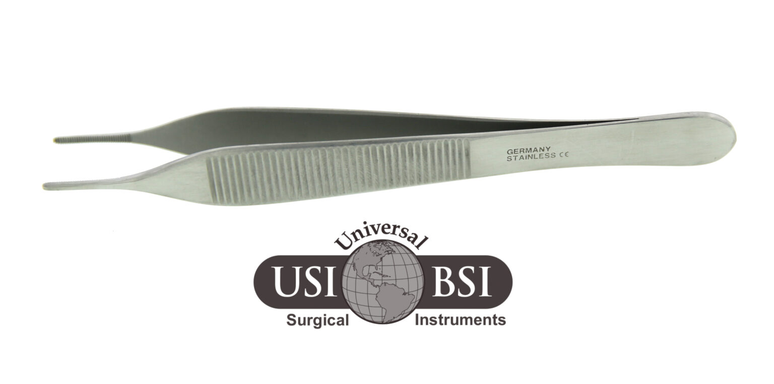 Adson Tissue Forceps (Serrated) - Universal Surgical Instruments