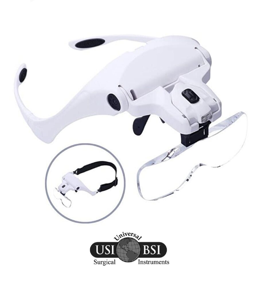 Magnifier Glasses with LED light - Universal Surgical Instruments