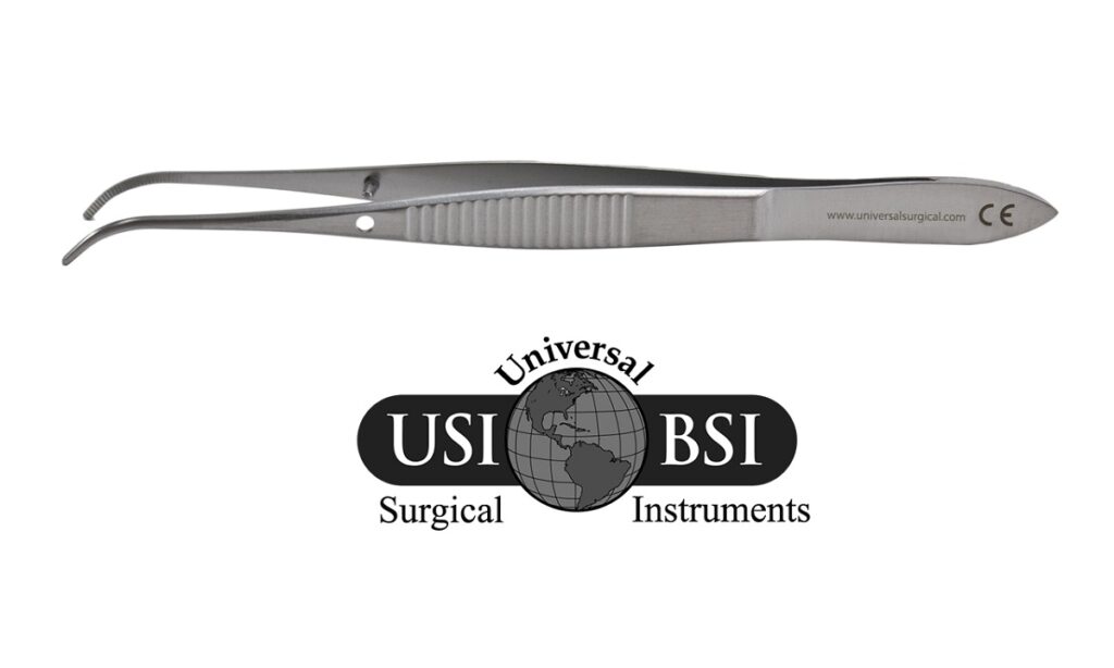 Eye Dressing Forceps (Serrated) - Universal Surgical Instruments
